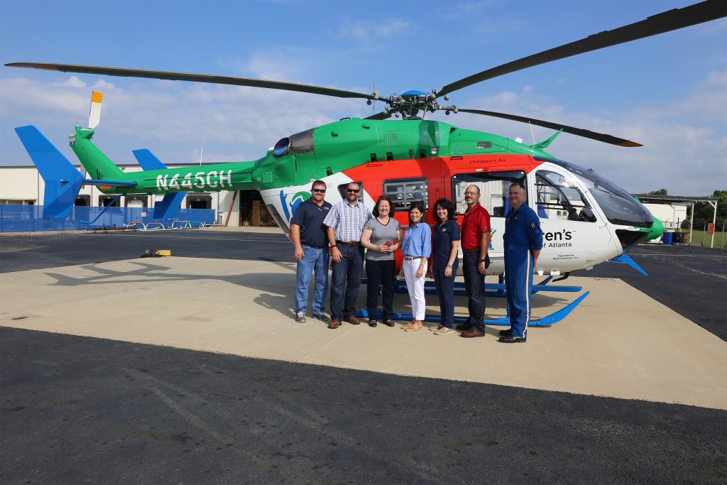 METRO AVIATION DELIVERS FIRST EC145E TO CHILDREN'S HEALTHCARE OF ATLANTA - Metro Aviation
