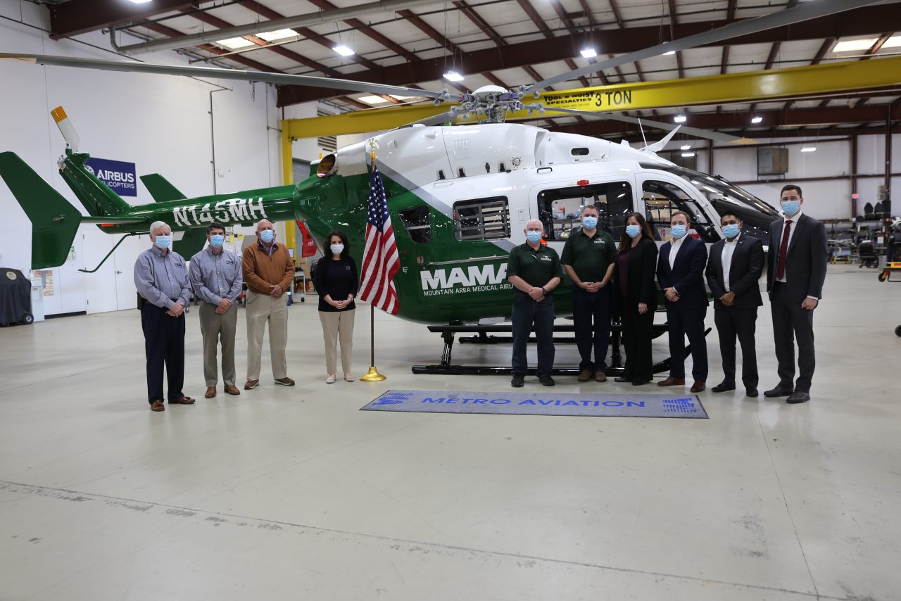 Mountain Area Medical Airlift adds EC145e to fleet - Metro Aviation