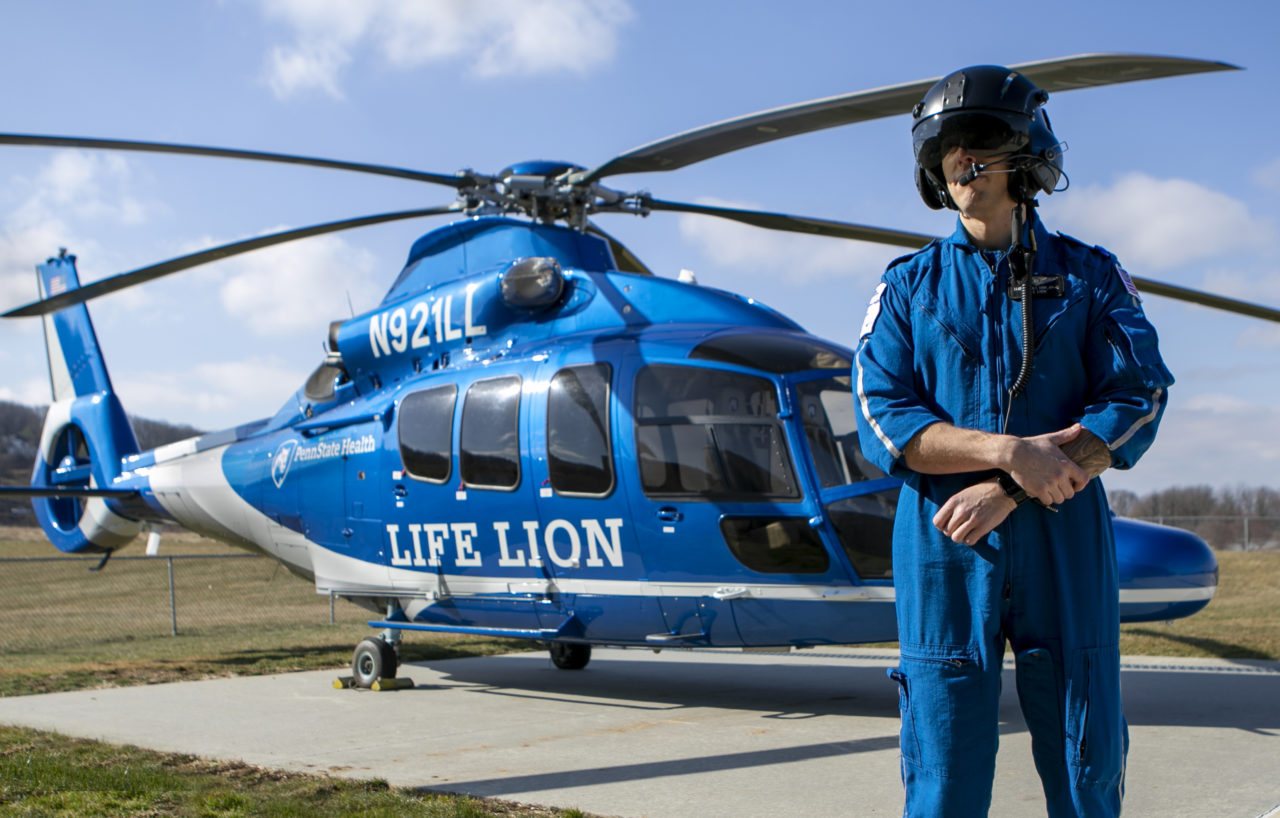 Penn State Health Life Lion adds helicopter and a new base - Metro Aviation