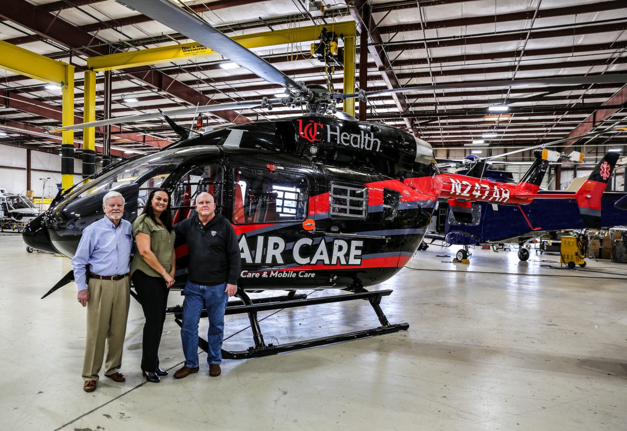 New ec145e for uc health - Metro Aviation